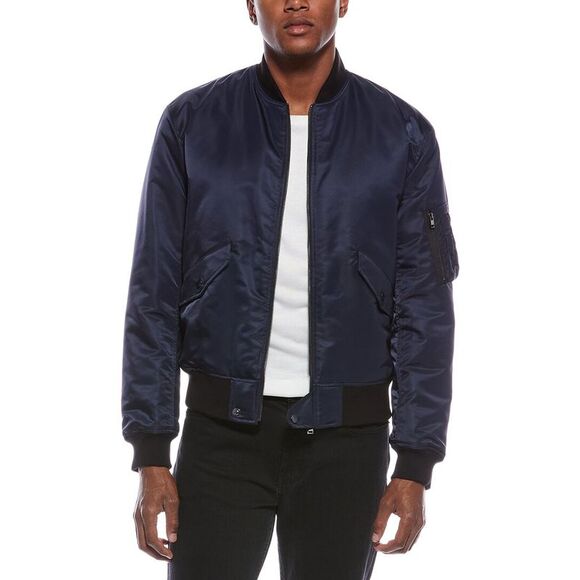Theory | Jackets & Coats | Theory Mens Flight Bomber Jacket Blue | Poshmark